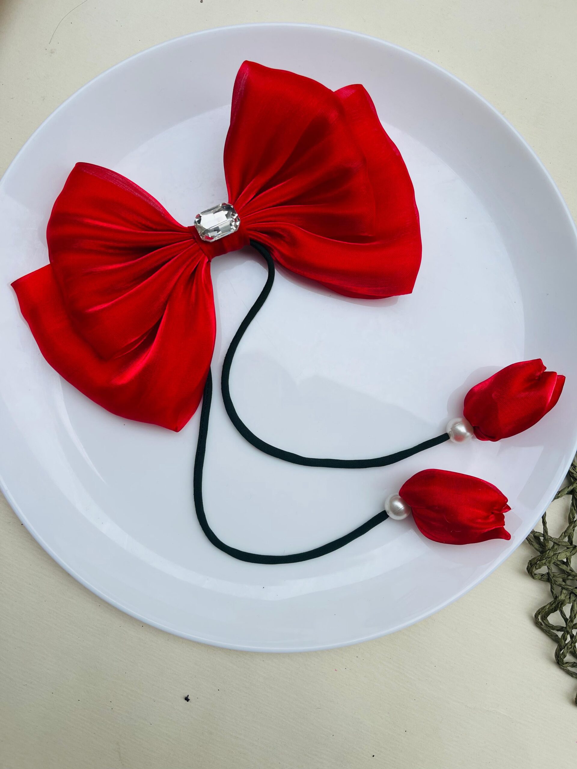 Cherry Red Bow – Scrunchify